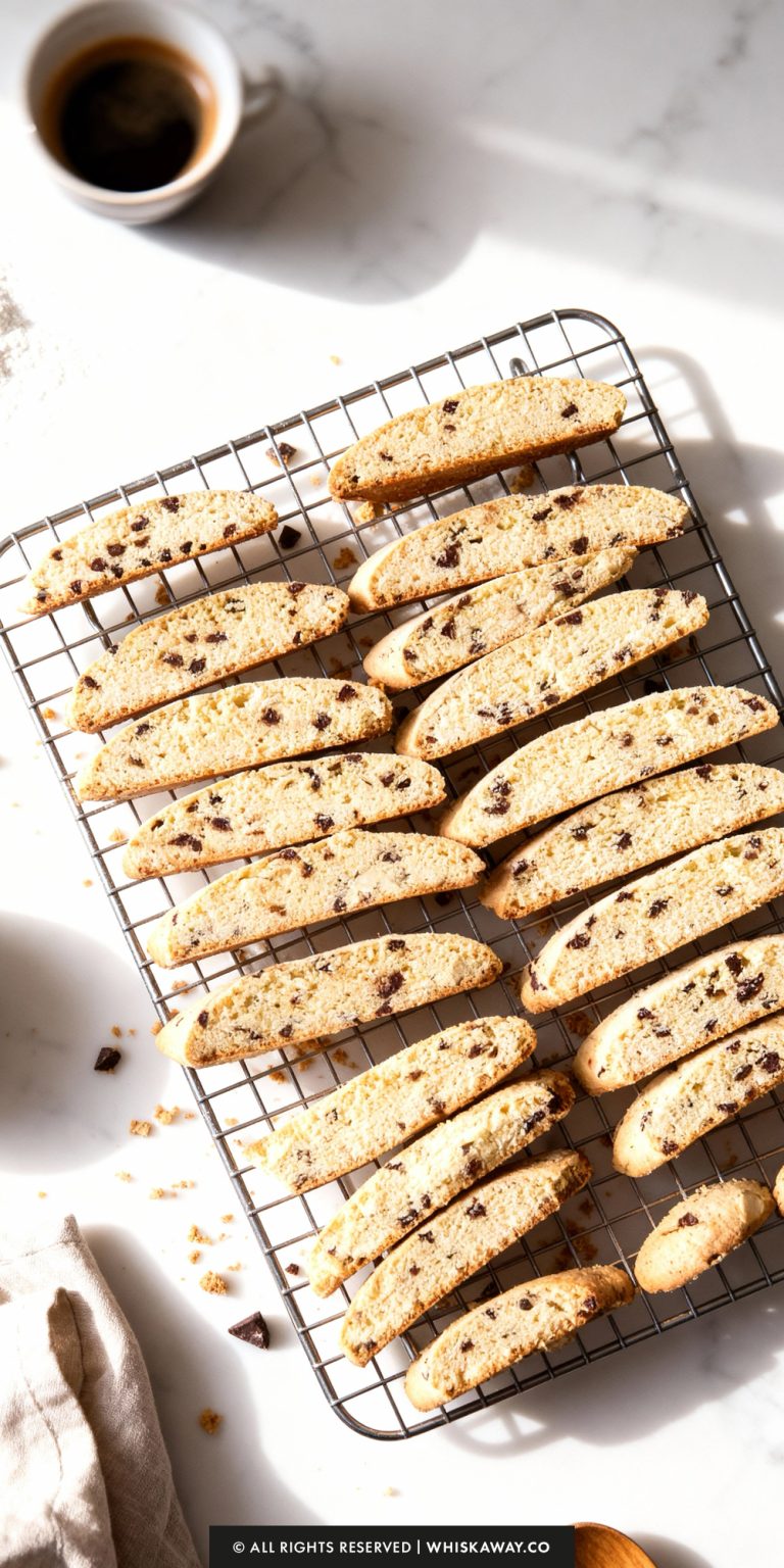 Crunchy Almond Biscotti Cookies For Coffee Breaks